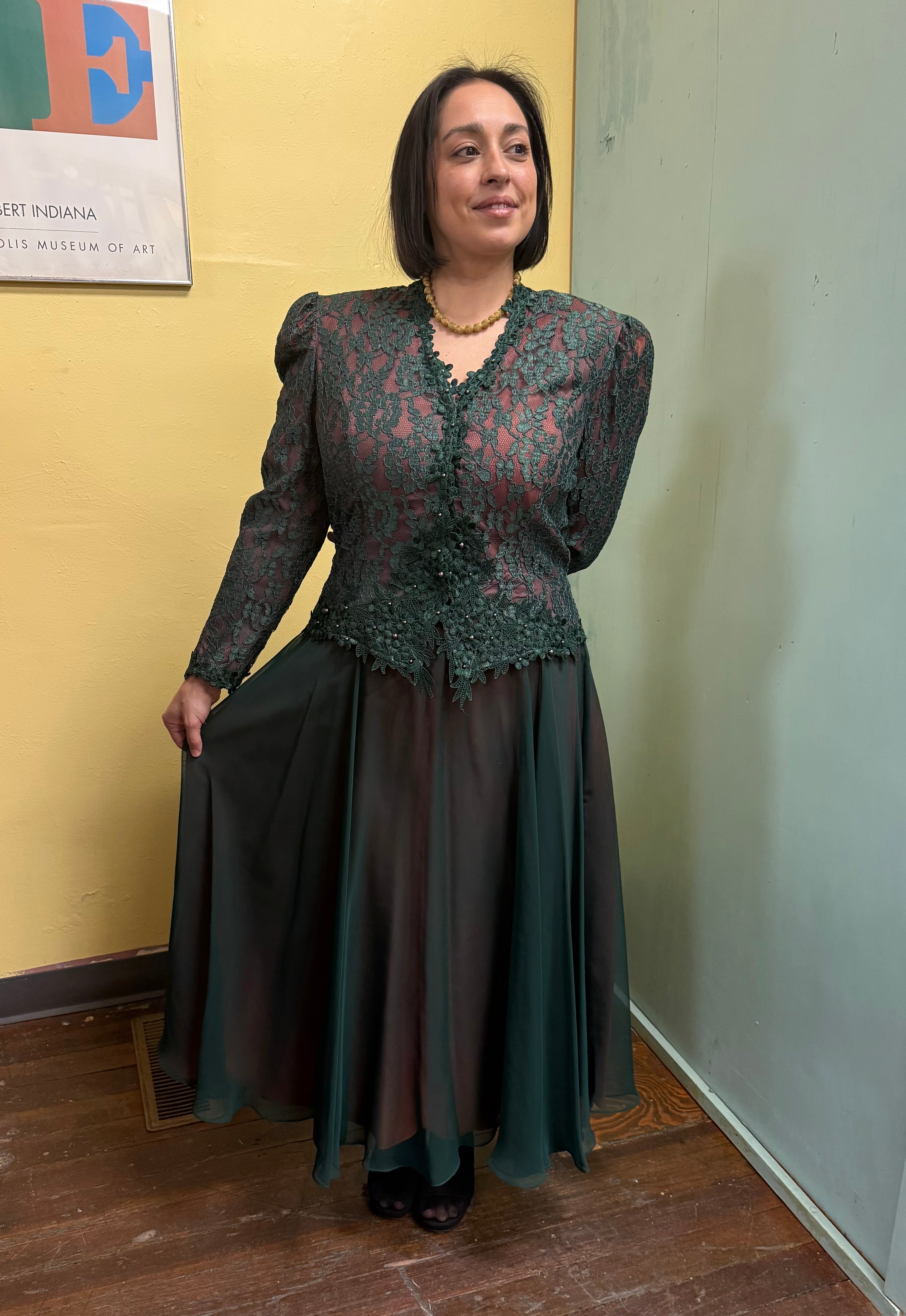 cachet emerald green Vintage set, 17/18 – Black Cat Clothing Co.